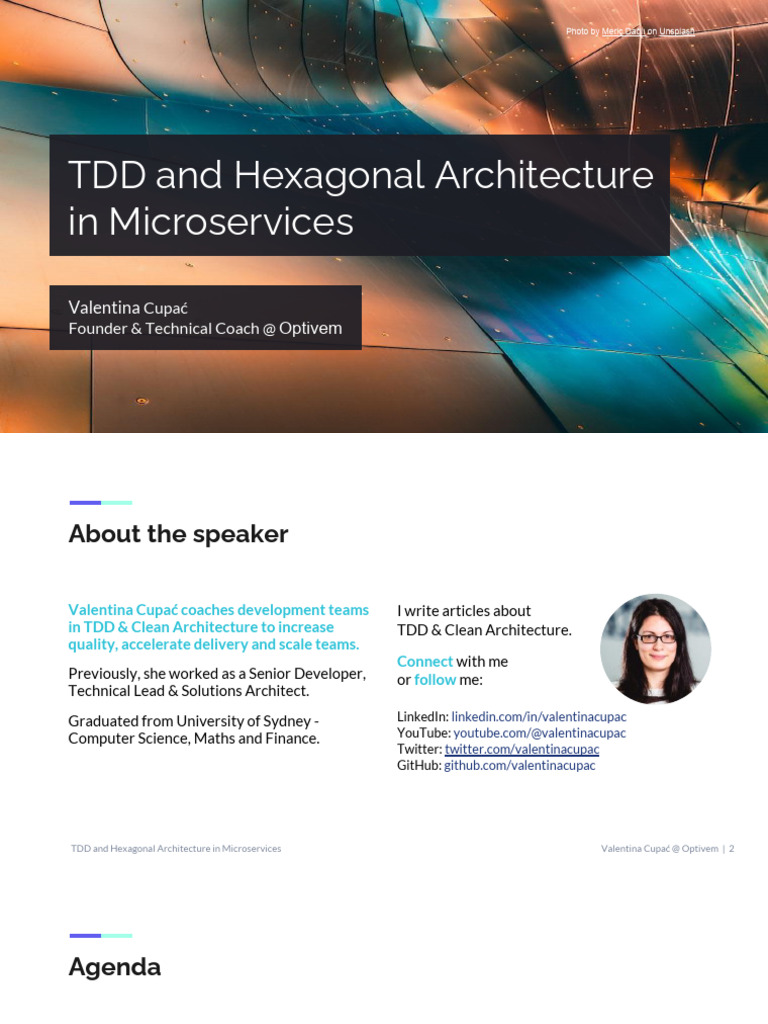 TDD and Hexagonal Architecture in Microservices CraftHub | PDF | Unit ...