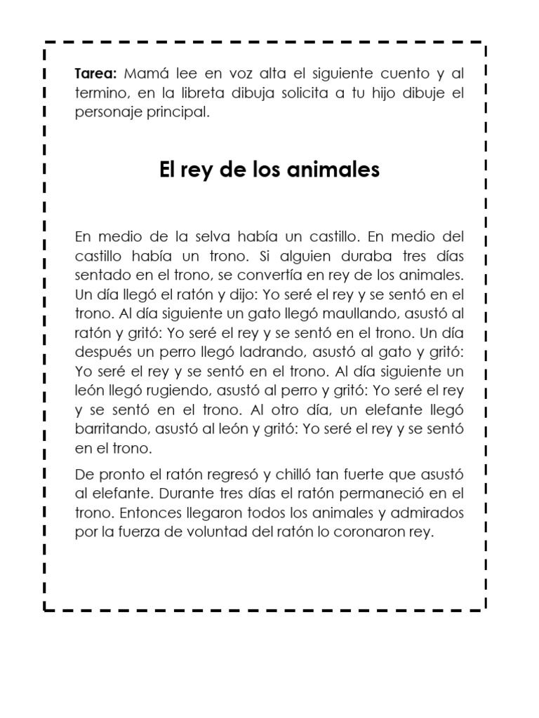 El Rey de Los Animales | PDF