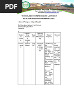 Micro Teaching Lesson Plan Template | PDF