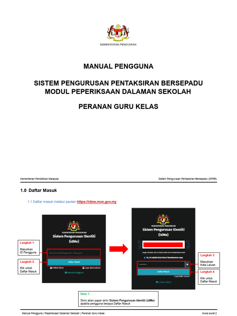 Manual Peranan Guru Kelas | PDF