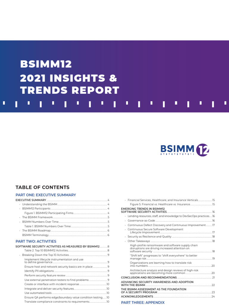 Bsimm 12 | PDF | Computer Security | Security