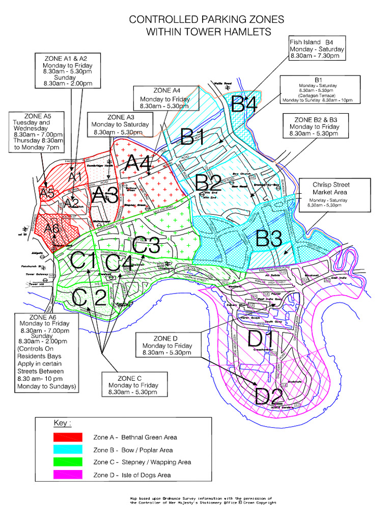 Controlled Parking Zones Within Tower Hamlets | PDF