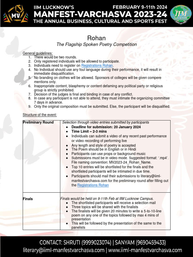 Rulebook Rohan MV24 | PDF