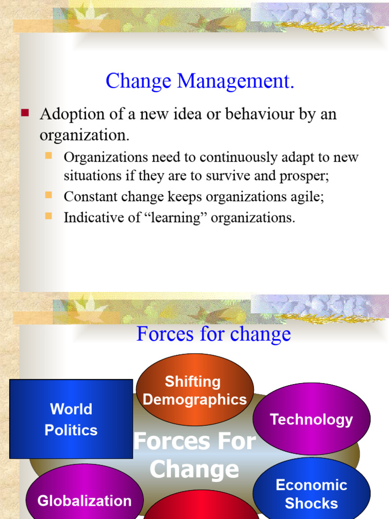 Change Management 2023 | PDF | Change Management | Leadership