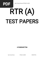RTR (A) Full, Exam Application Form | PDF | Banks | Test (Assessment)