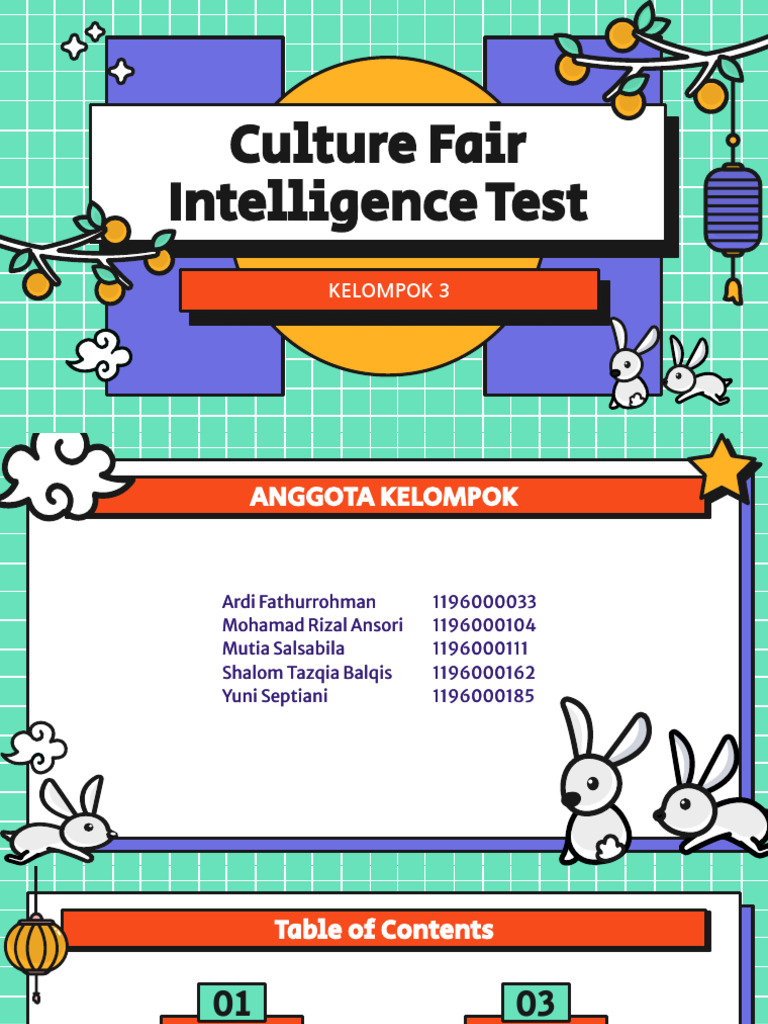 Culture Fair Intelligence Test (CFIT) - Administrasi Tes Psikologi ...
