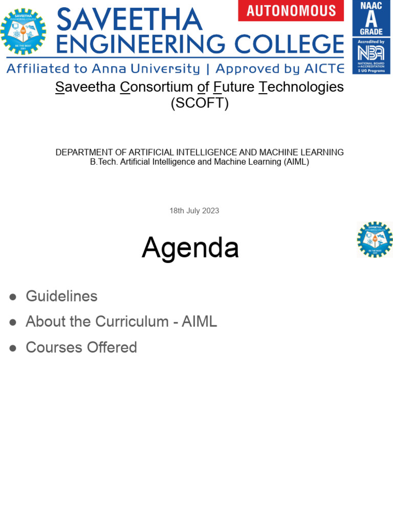 B. E. - B. Tech - AIML - Courses Offered 2023 - 24 EVEN Semester | PDF | Web Application ...