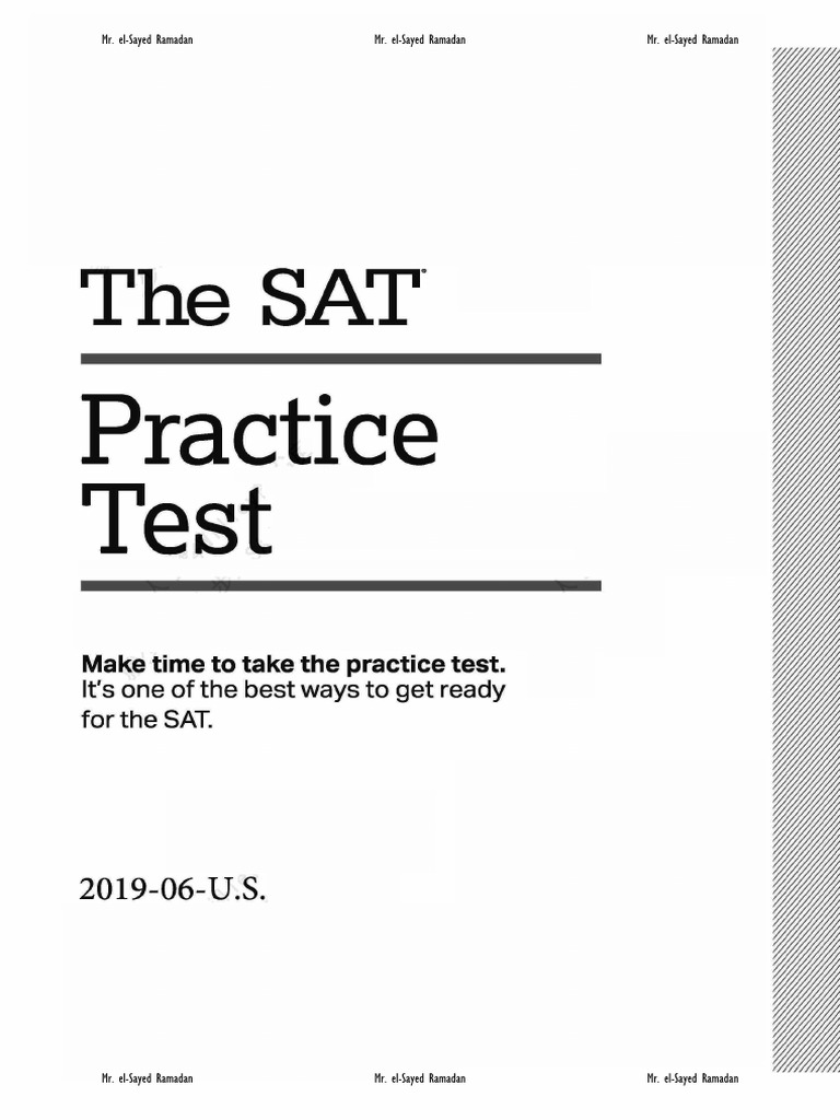 2019 SAT June USA Mr. El-Sayed Ramadan | PDF
