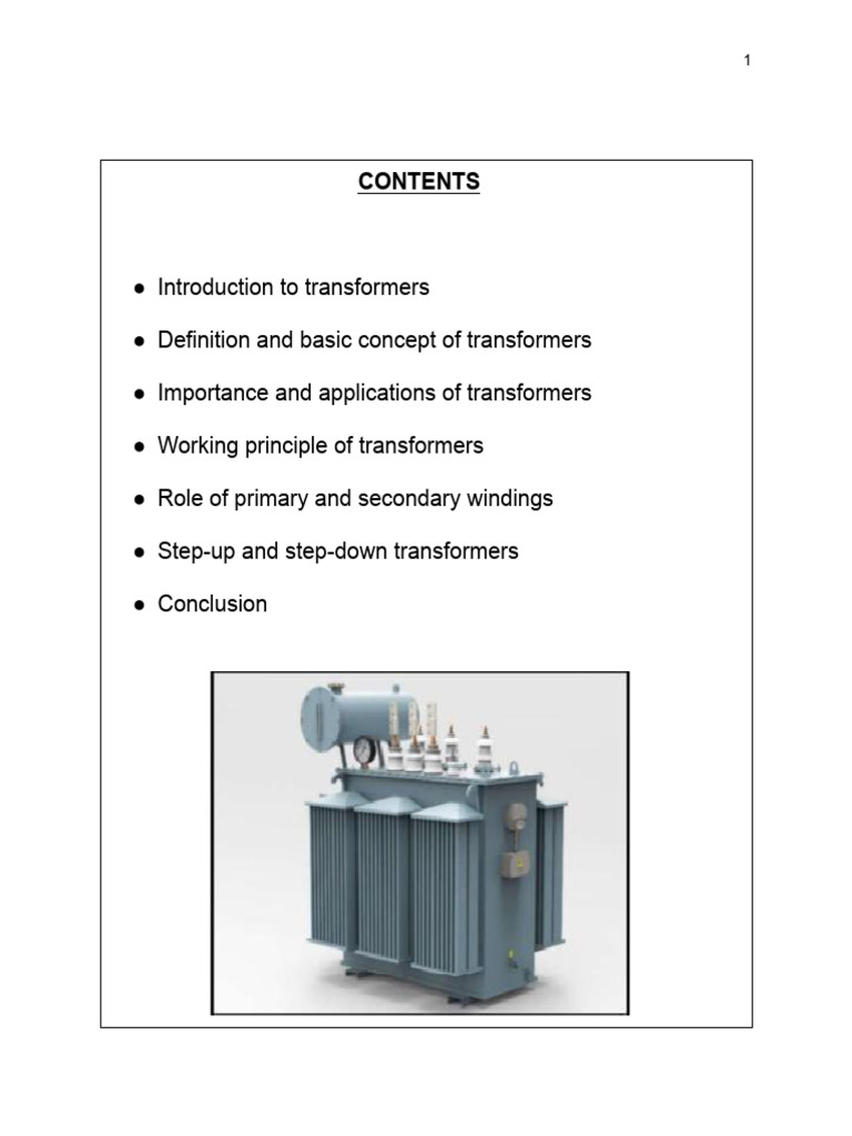 Transformer | PDF | Transformer | Inductor