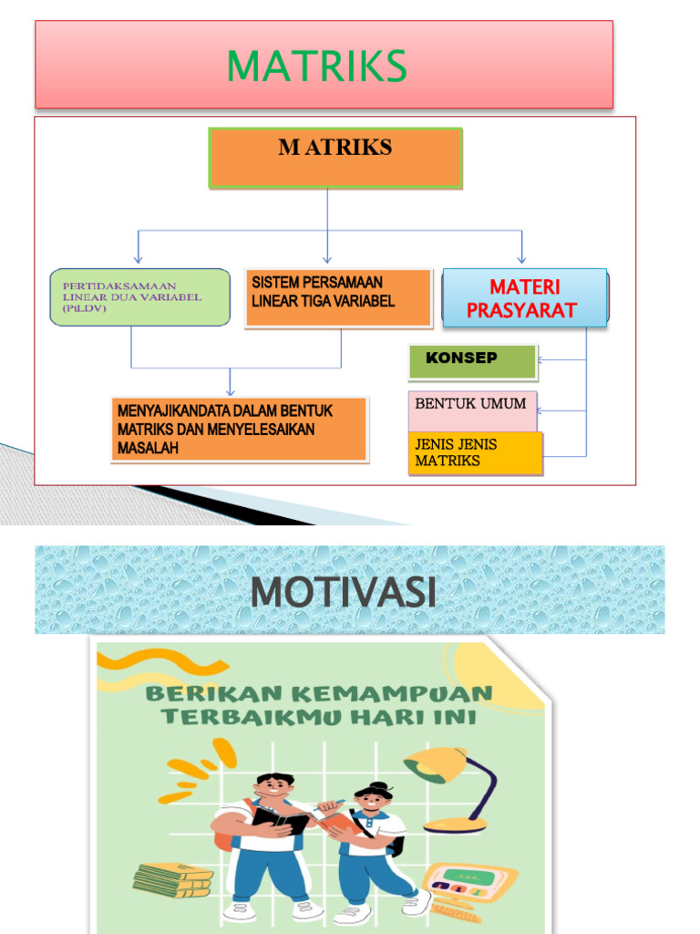 Penyajian Data dengan Matriks | PDF