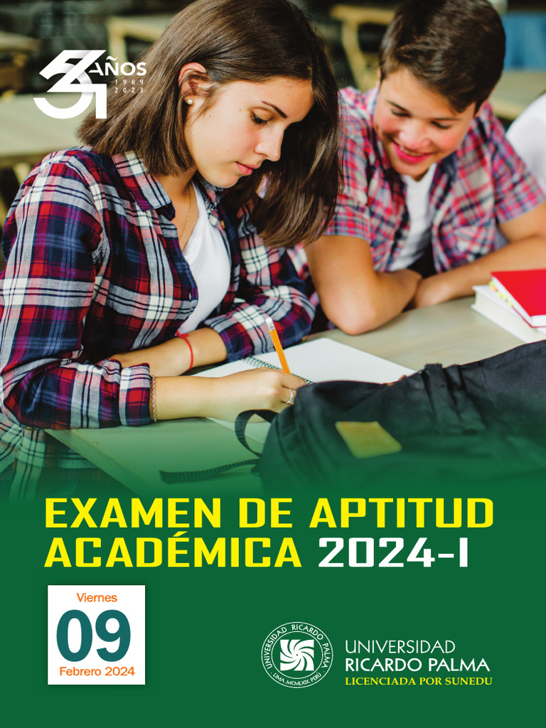Examen de Aptitud Académica 2024-I | PDF | Gobierno y personalidad ...