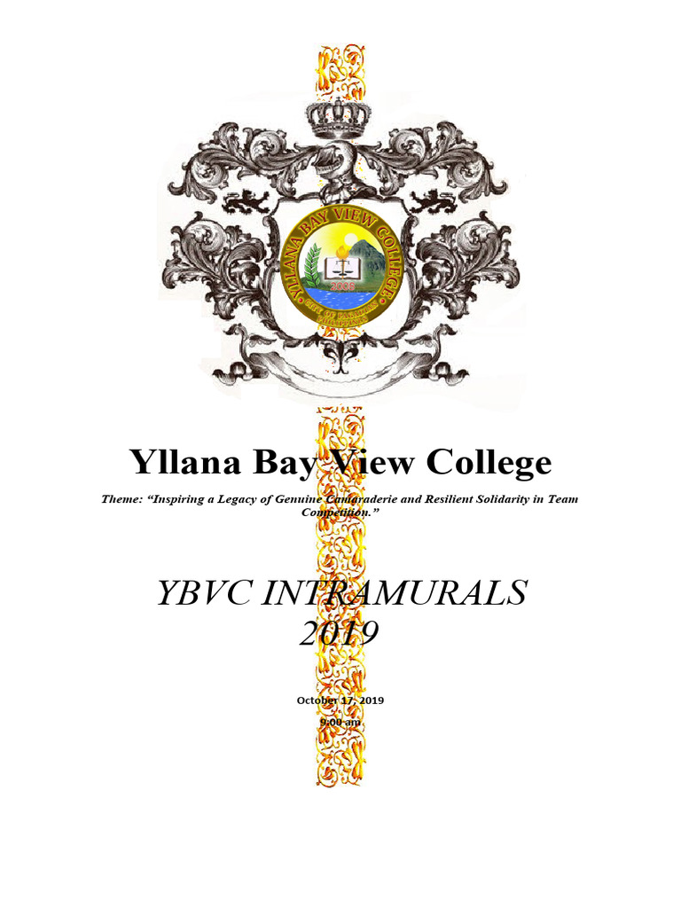 Ceremonial Opening - Intramurals | PDF | Language Arts & Discipline ...