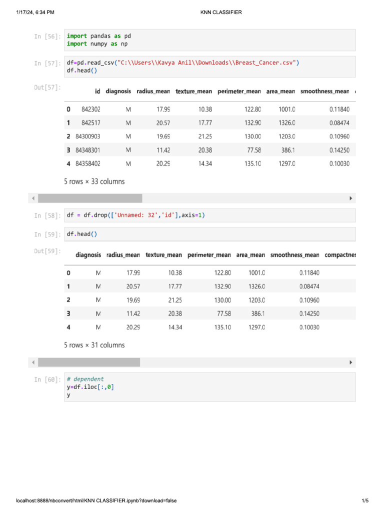 Knn Classifier Pdf 