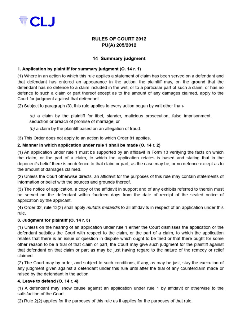 Print Act Section | Download Free PDF | Judgment (Law) | Affidavit