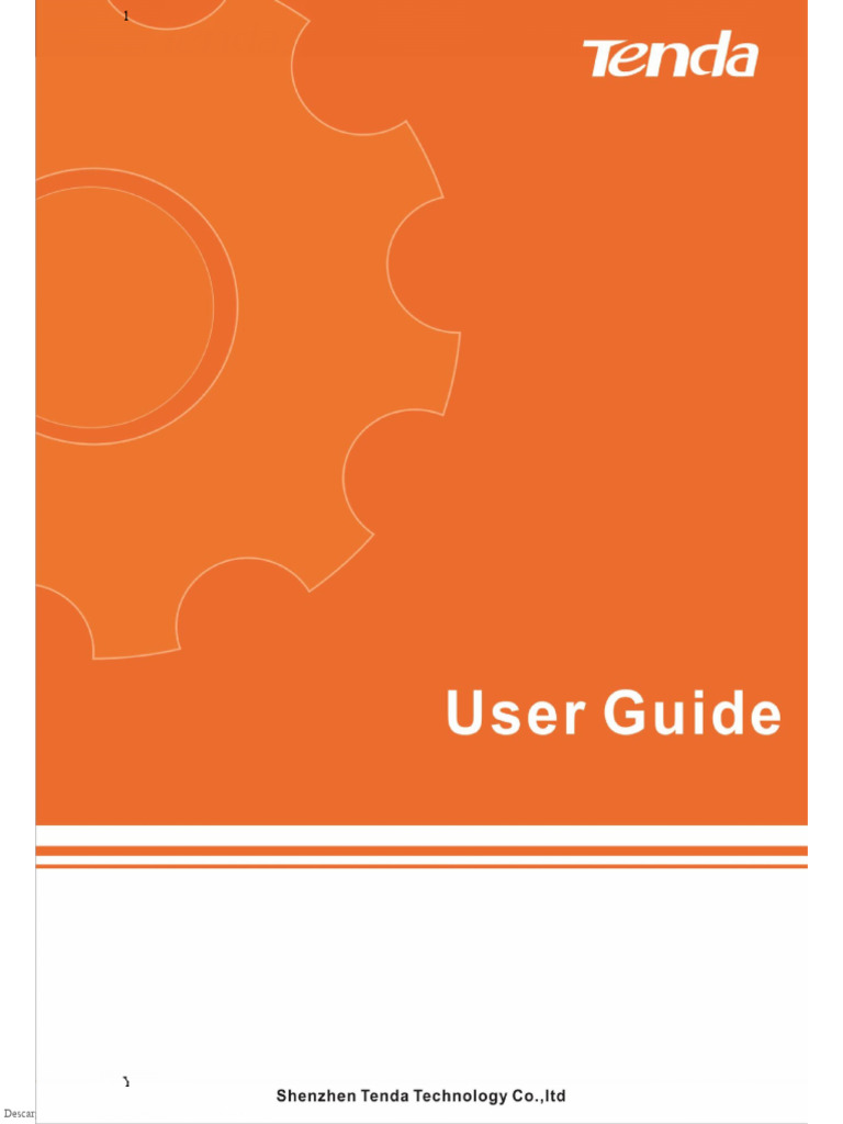 Manual Tenda | PDF | Enrutador (Computación) | Dirección IP