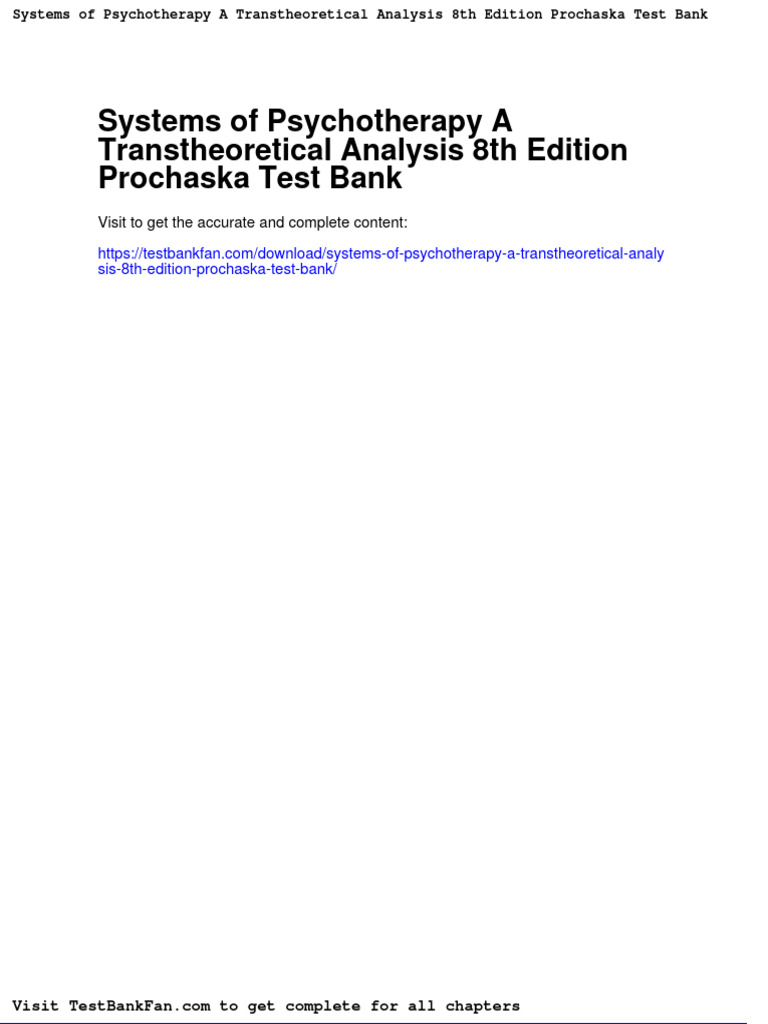 Dwnload Full Systems of Psychotherapy A Transtheoretical Analysis 8th ... Dwnload Full Systems of Psychotherapy A Transtheoretical Analysis 8th ...