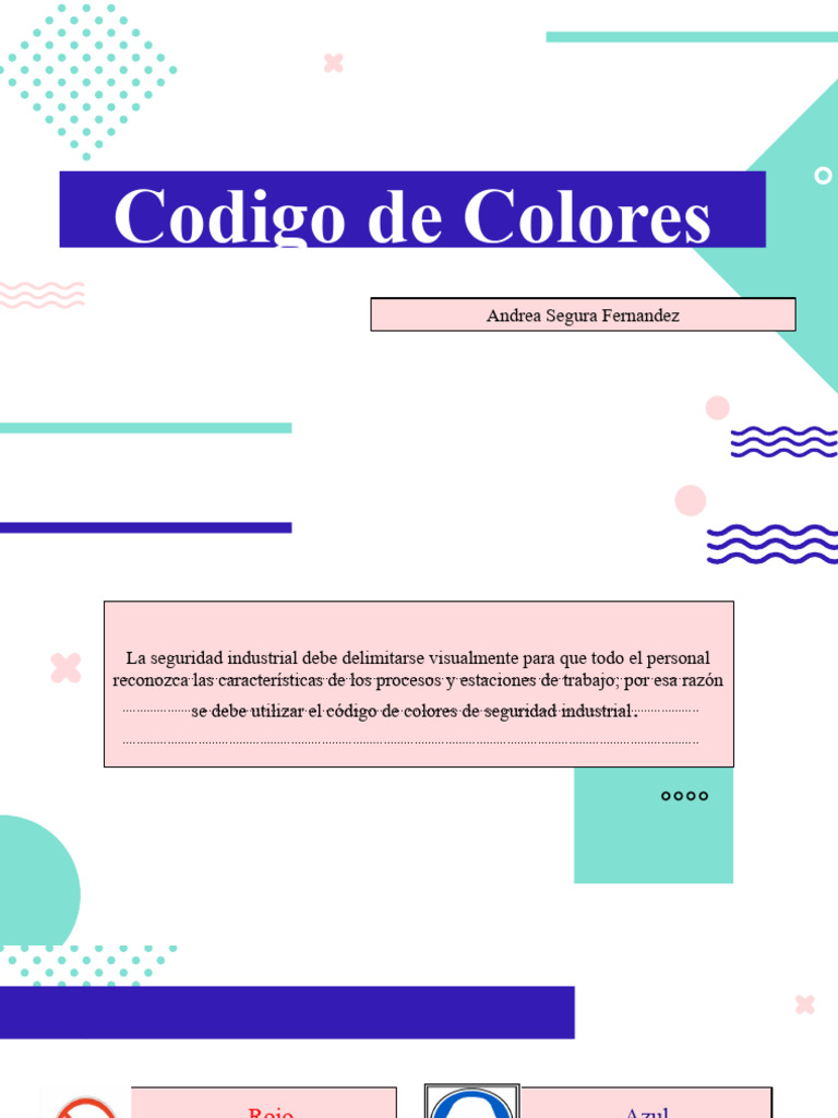 Código de Colores en Seguridad Industrial | PDF | Informática