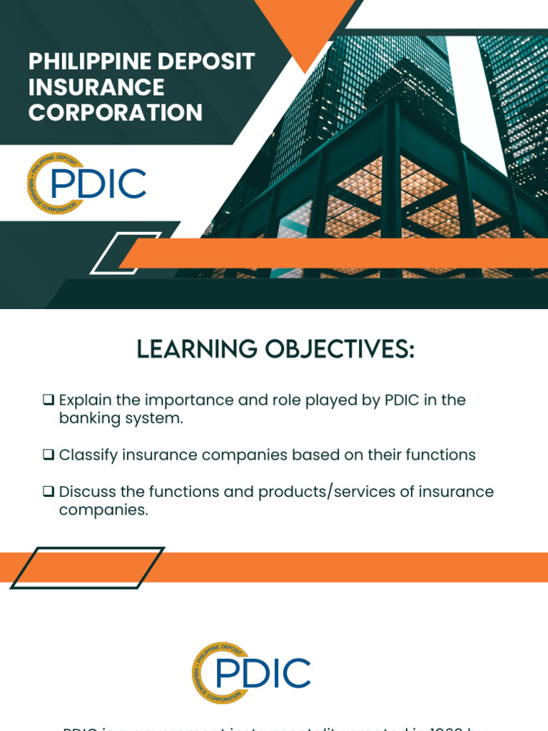 Pdic Insurance Companies | PDF | Insurance | Banks