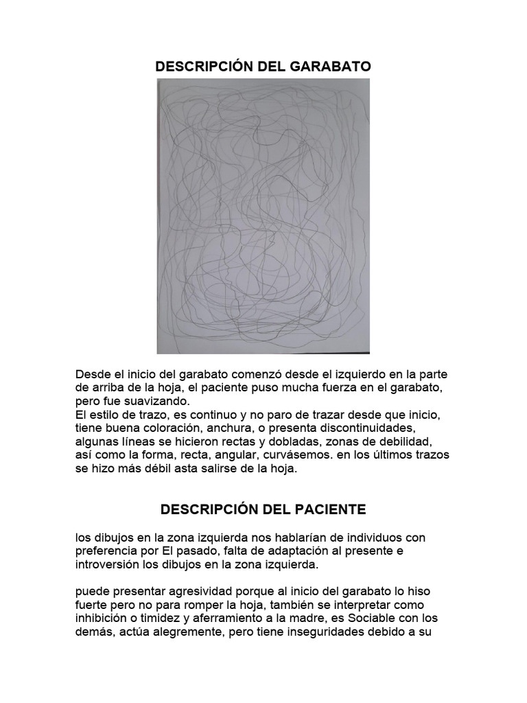 Descripción Del Garabato | PDF