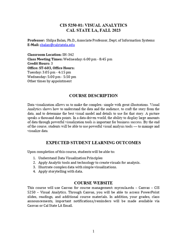 Cis 5250 Syllabus Fall 2023 Download Free Pdf Academic Dishonesty