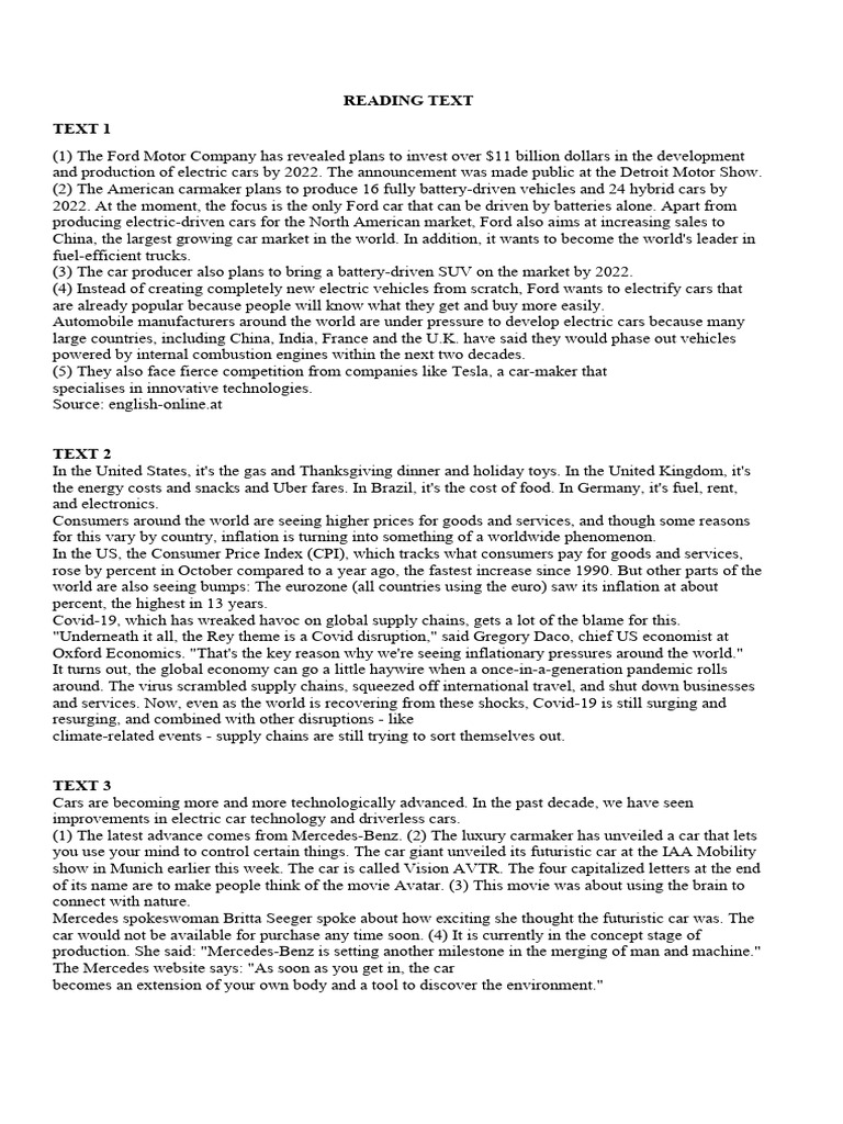 Reading Text RC 5 | PDF