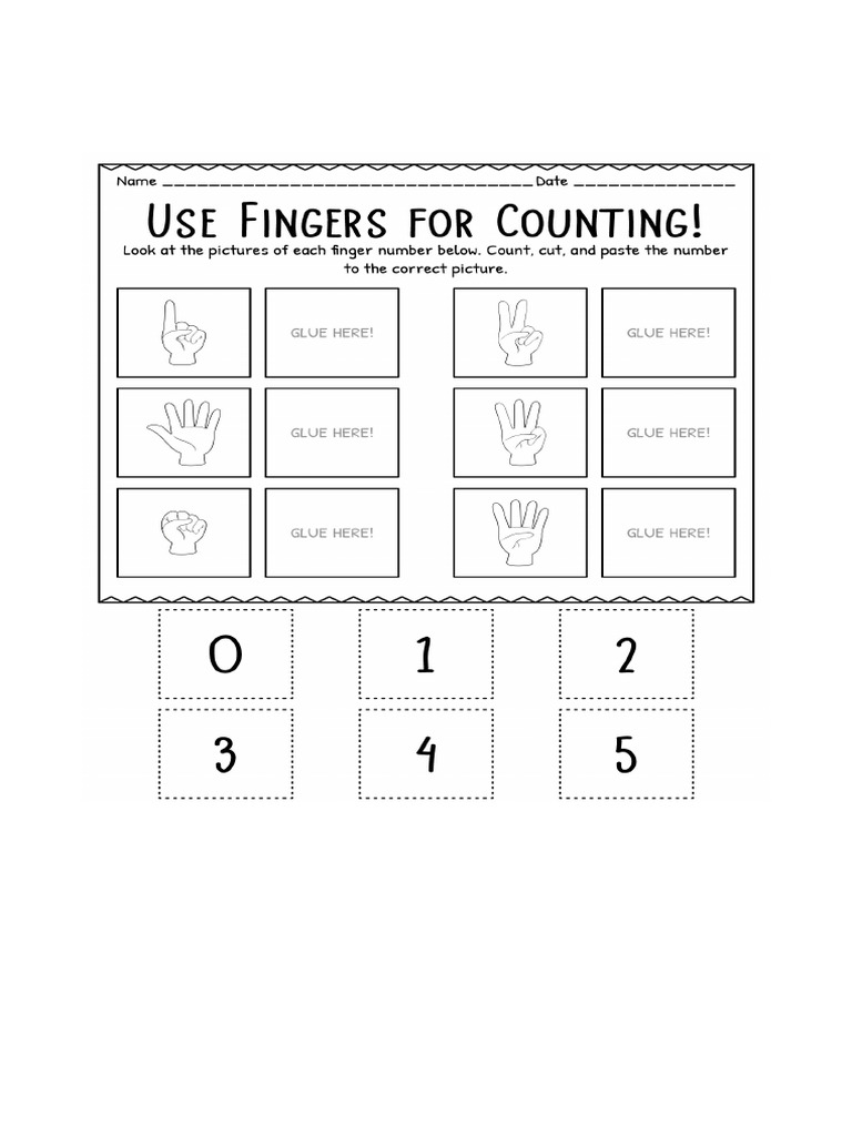 Cut and Paste Number Activities 9780.Png | PDF