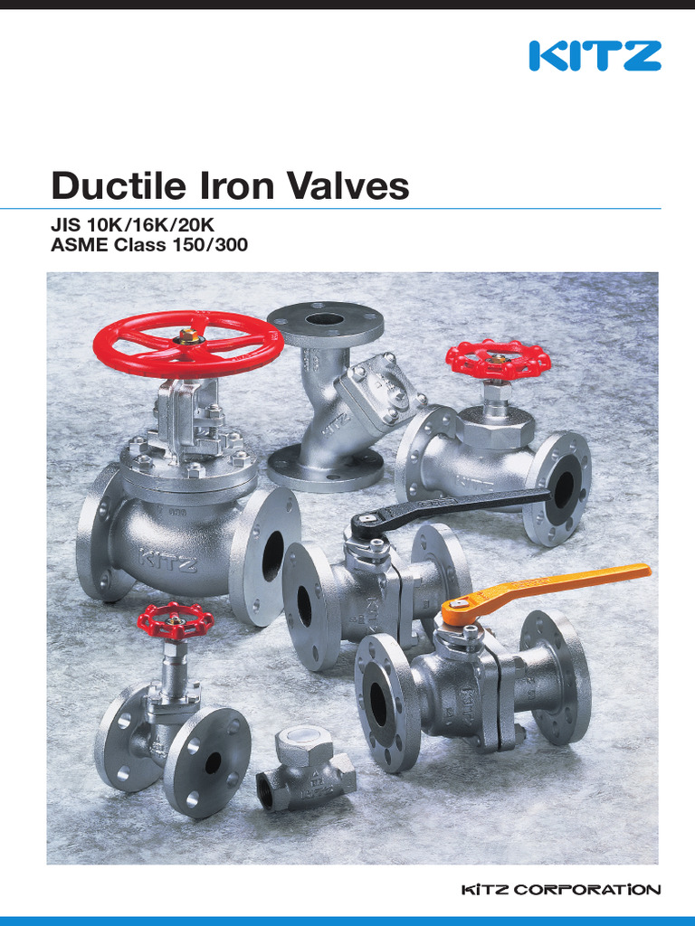 KITZ Ductile Iron Valves Overview | PDF | Ductility | Valve