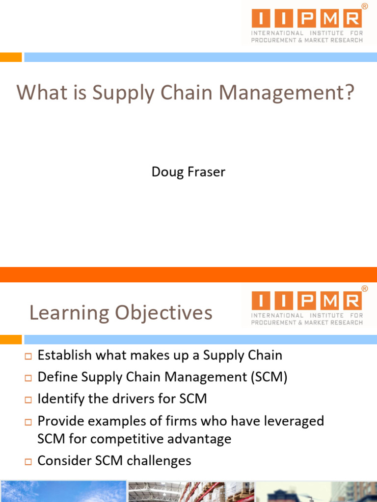 Introduction To Supply Chain Management Pdf Supply Chain Management