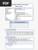 Contoh RPP Project Based Learning | PDF