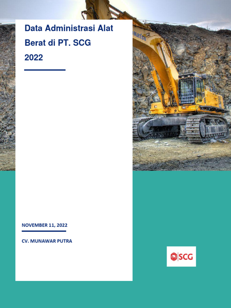 Alat Berat SCG-Munawar Putra Compile | PDF