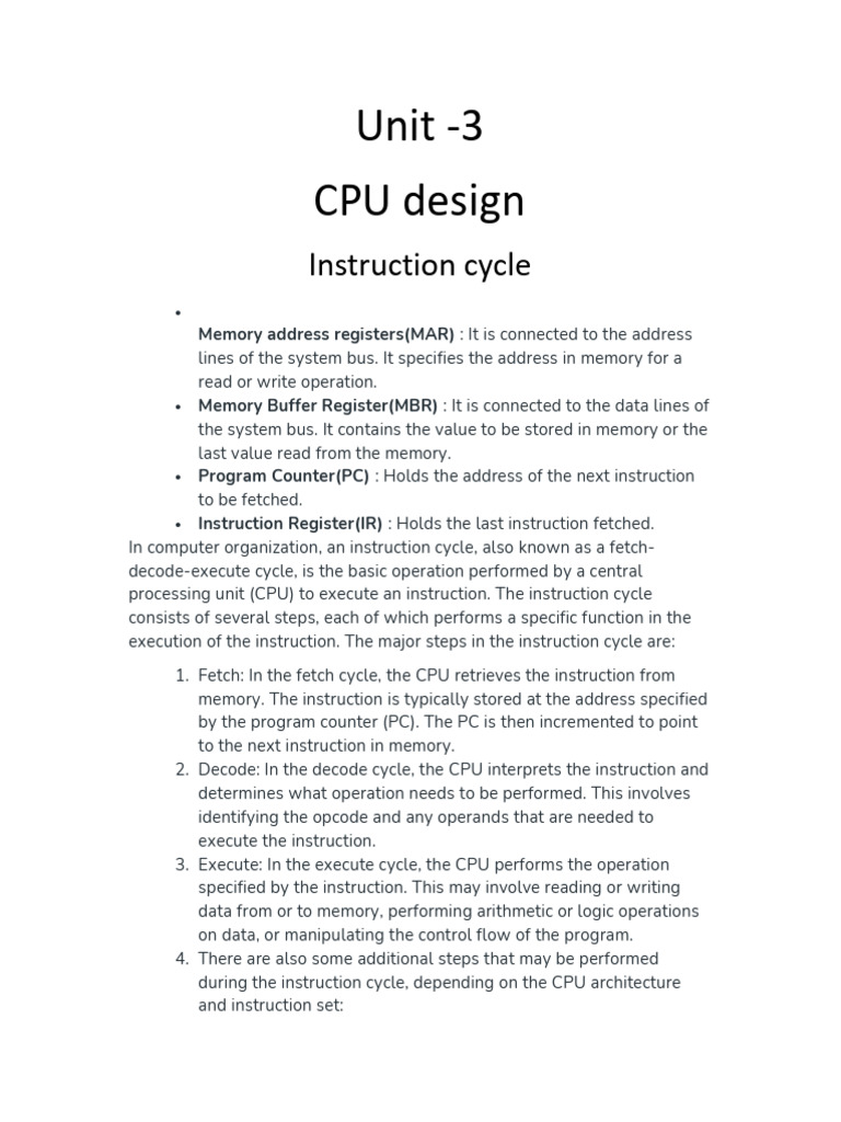 3 Rdunitcso | PDF | Central Processing Unit | Input/Output