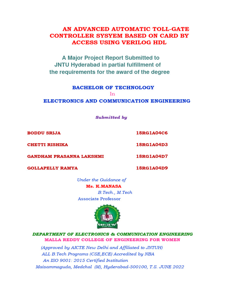 Major Project Documentation Final1 | PDF | Integrated Circuit | Smart Card