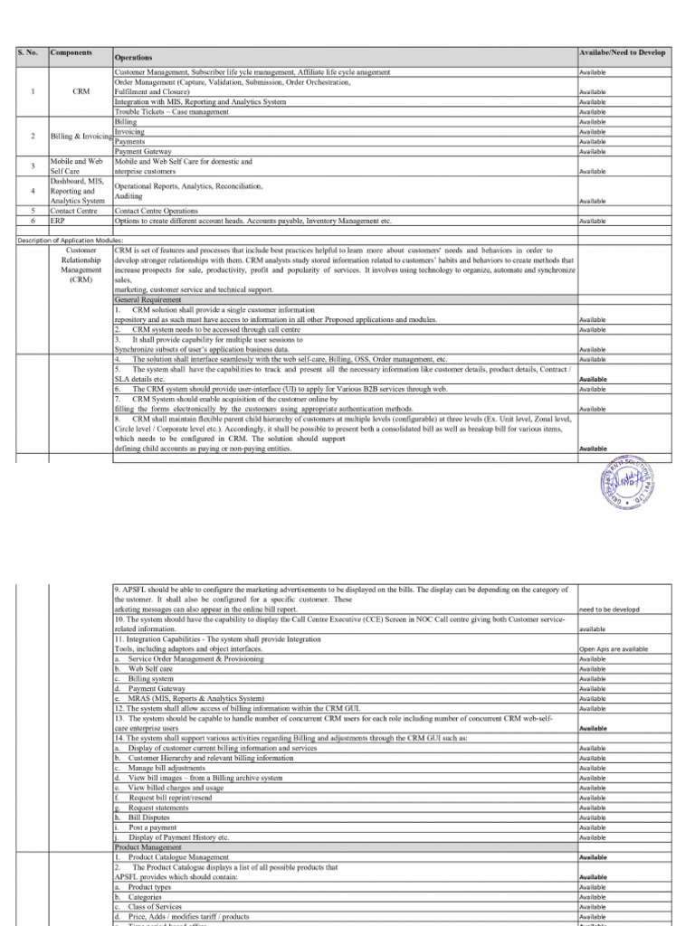 BSS Compliance | PDF
