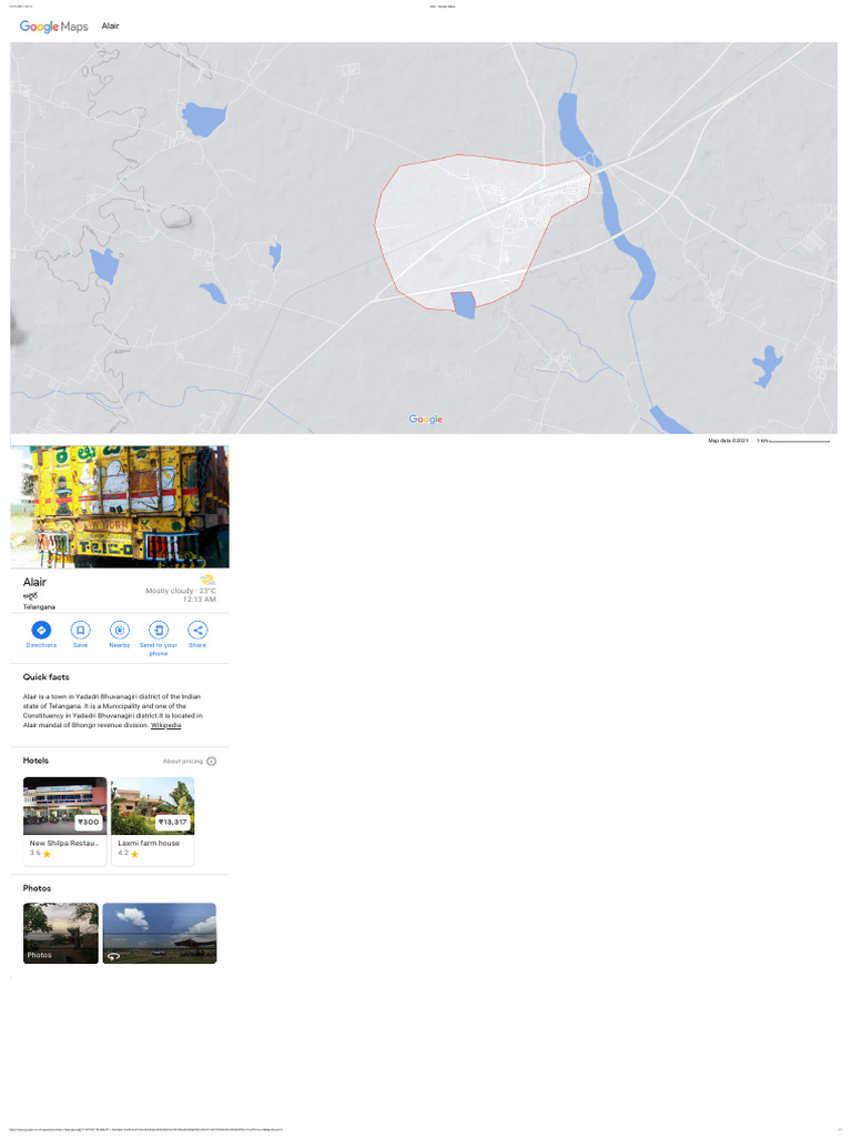 Alair - Google Maps | PDF