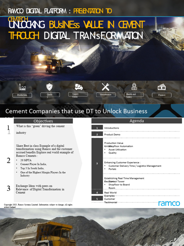 Unlocking Business Value in Cement Through Digital Transformation ...