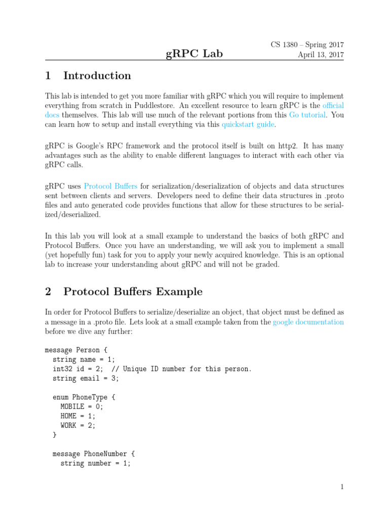 GRPC Lab | Download Free PDF | String (Computer Science) | Computer File