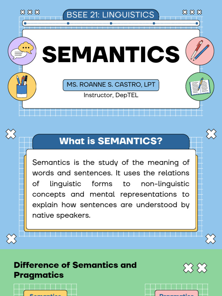SEMANTICS | PDF | Lexical Semantics | Word