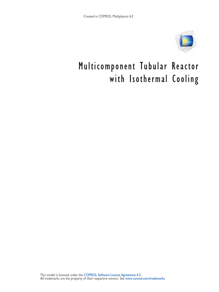 Models - Chem.multicomponent Tubular Reactor | PDF | Chemical Reactor ...