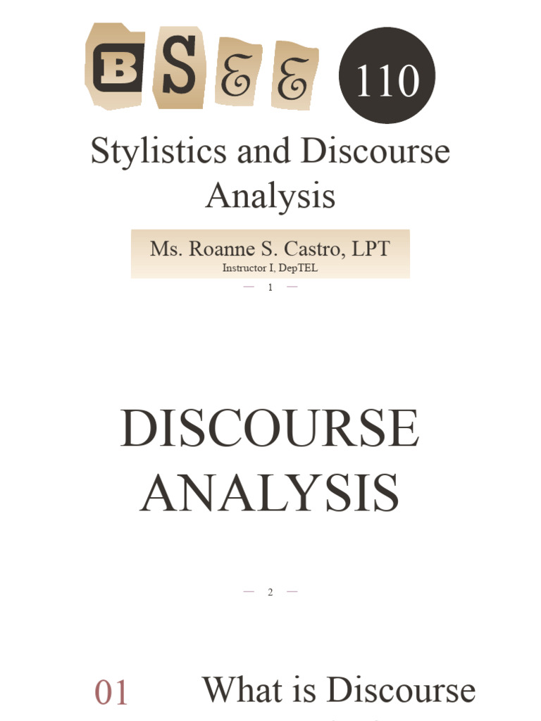 Discourse Analysis | PDF | Analysis | Conversation