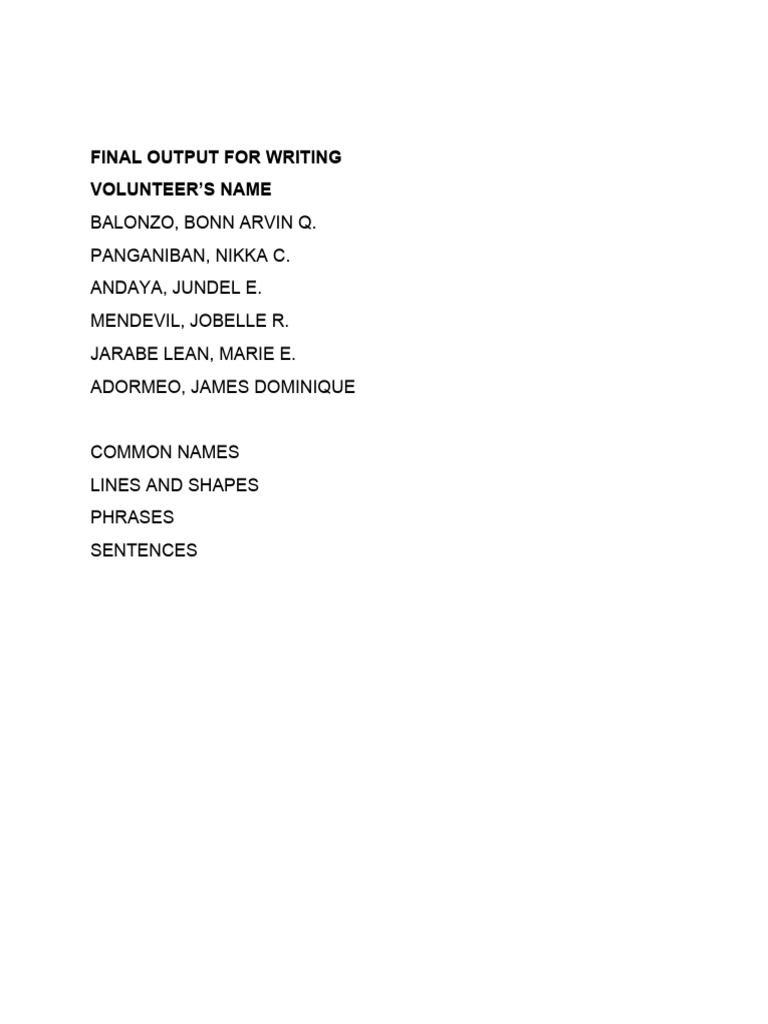 Final Output For Writing (Revised) | PDF