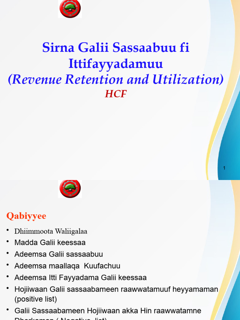 Galii - Sassaabu Fi Itti Fayyadam | PDF