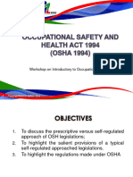 OHS Act No. 85 of 1993 Overview | PDF | Occupational Safety And Health ...