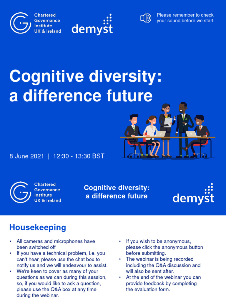 Cognitive Diversity A Difference Future | PDF | Cognition | Thought