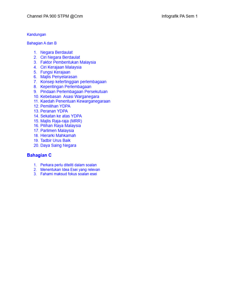 Infografik PA Sem 1 | PDF