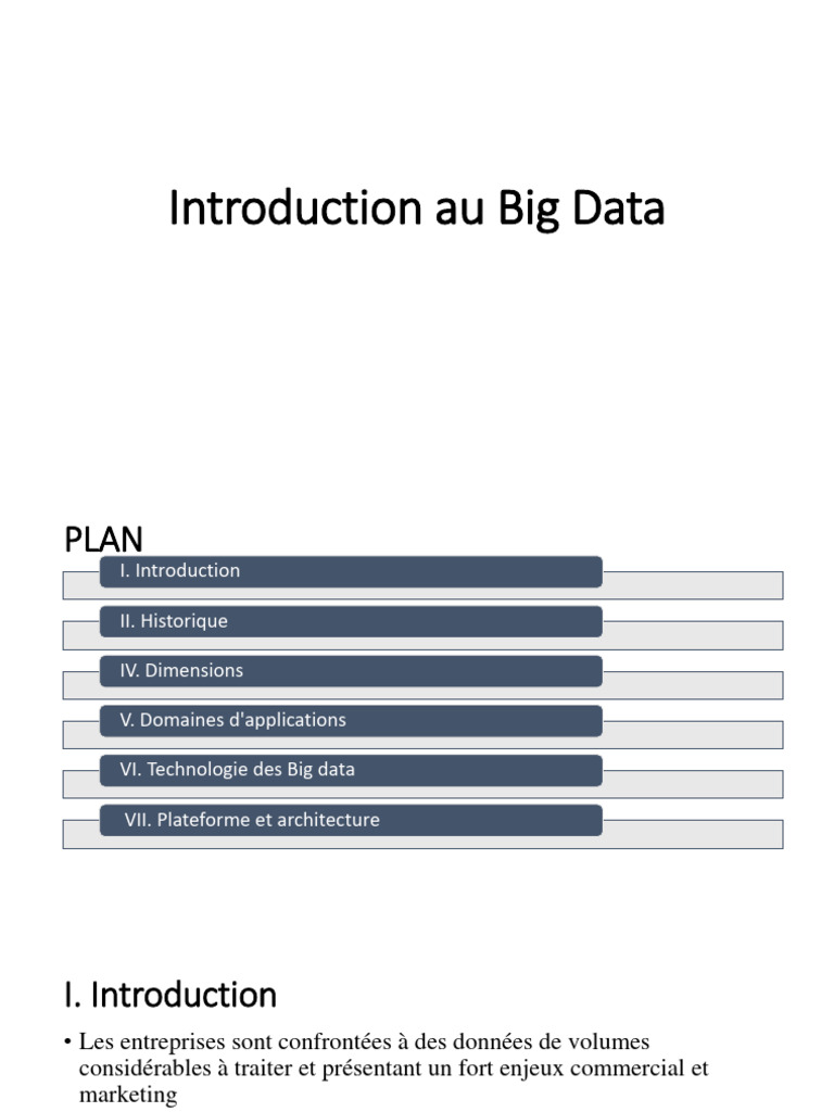 Introduction Au Big Data | PDF