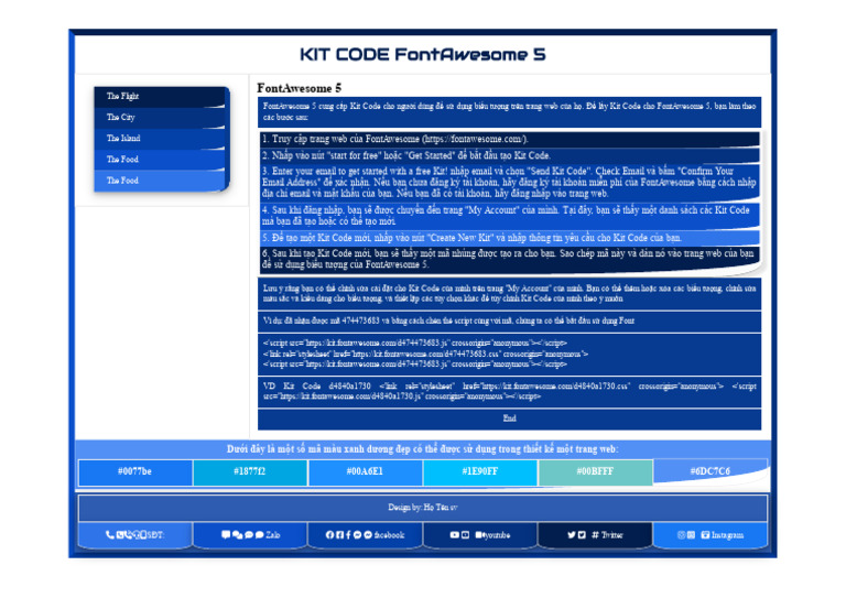 Lap5 Bai2 KitCode FontAwesome | PDF