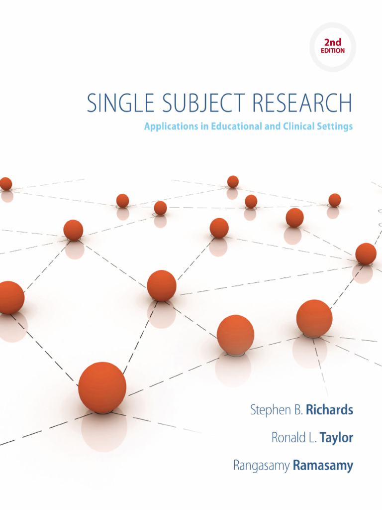 Single Subject Research Applications in Educational & Clinical Settings ...