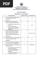 Grade 1 Q2 Math Week 2 | PDF | Length