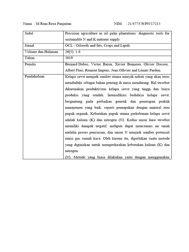 Format Tugas Review Jurnal | PDF