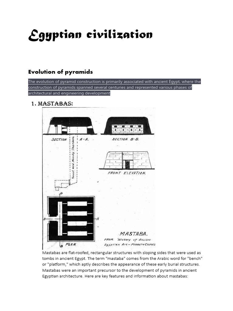 Egyptian Civilization | PDF | Egyptian Pyramids | Column
